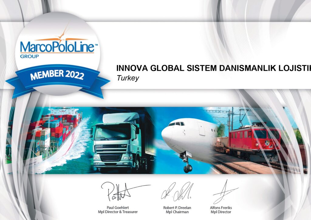 CERTIFICATES - INNOVA GLOBAL LOGISTICS